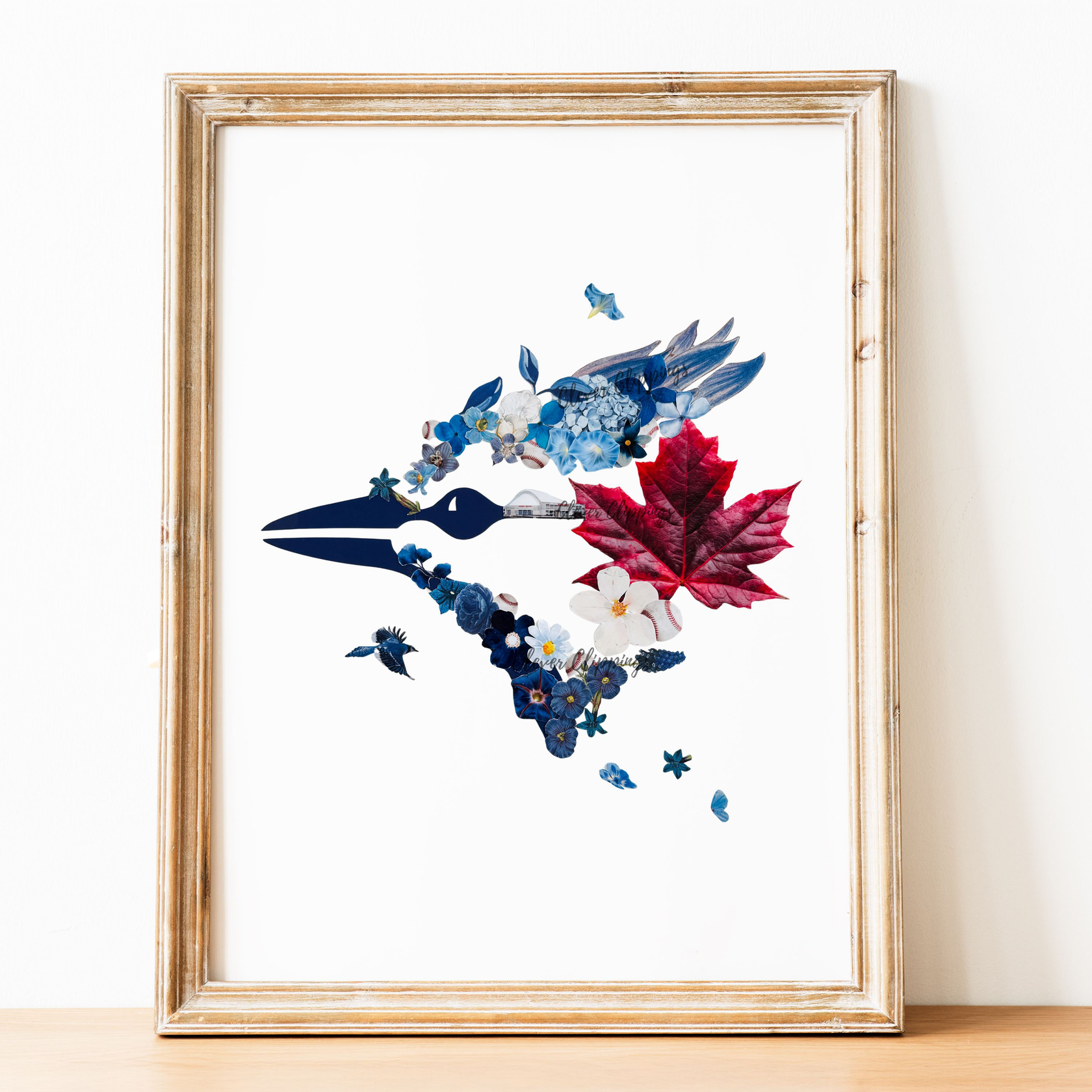 Toronto Blue Jays - Blossom Series - Collage Art - Toronto Blue Jays ...